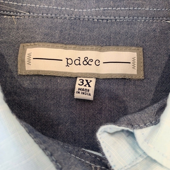 PD&C | Shirts | Pdc Casual Button Down Mens Shirt 3x | Poshmark